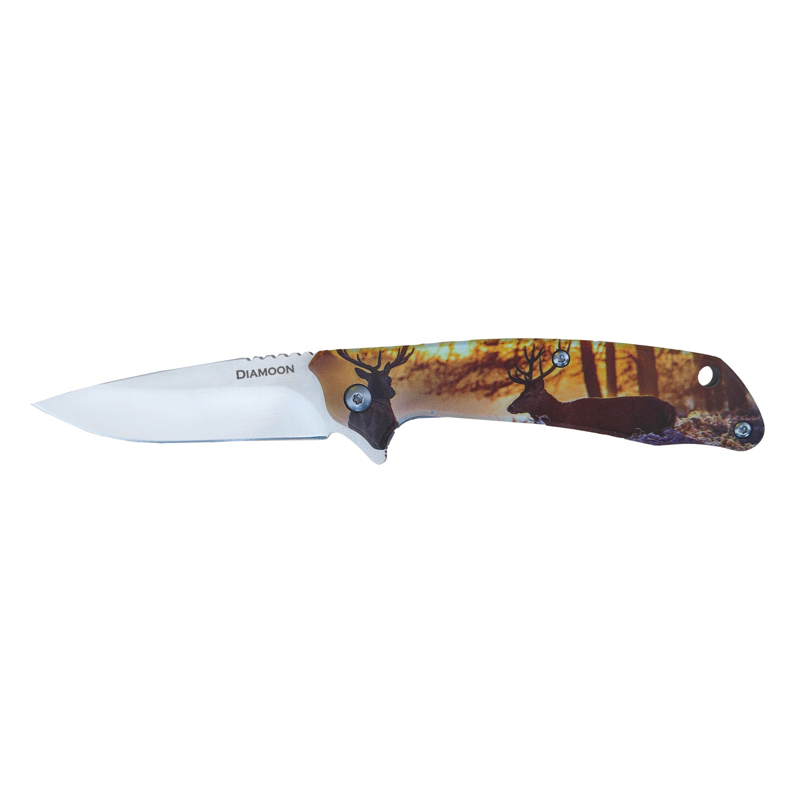 Red Deer frame lock hunting knife – AkeyKnife